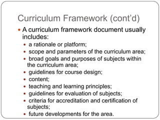 Examination of relevant syllabi and curriculum guides | PPTX