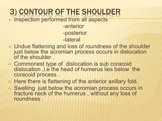 Examination of shoulder | PPTX | Death, Injury, or Military Conflict ...