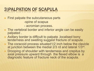 Examination of shoulder | PPTX