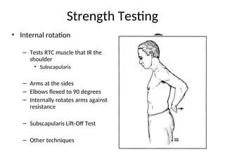 Examination of shoulder Hamed.ppt FOR MEDICAL STUDENTS | PPT