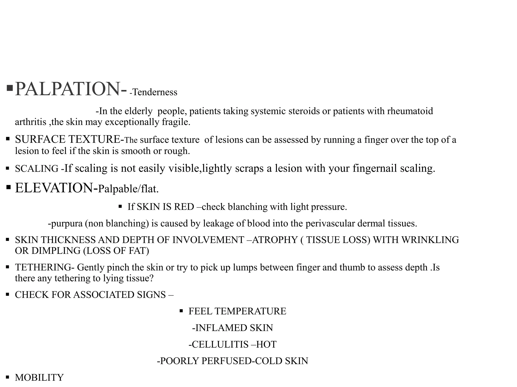 EXAMINATION OF SKIN.pptx and diagnostic tools | PPTX