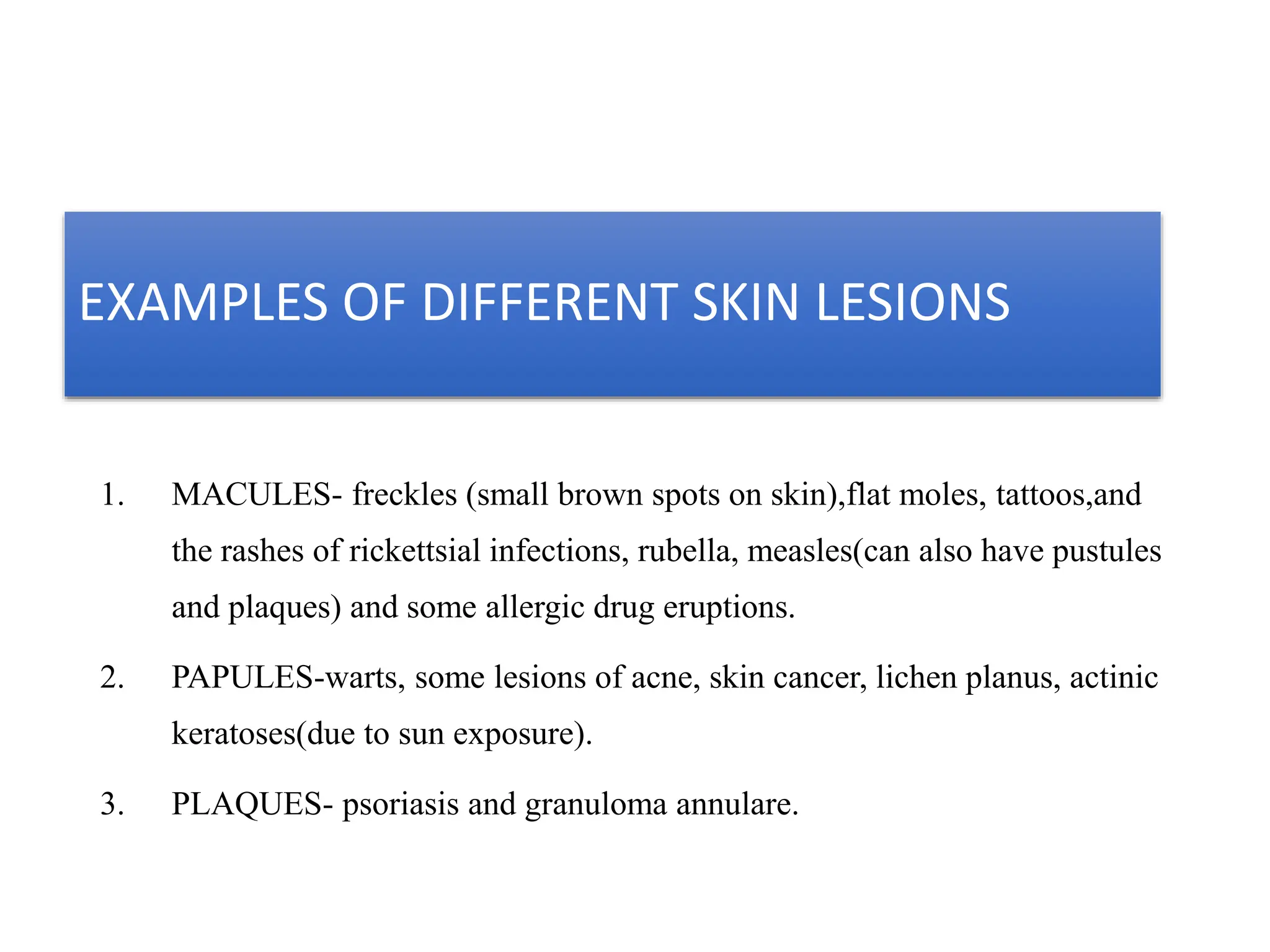 EXAMINATION OF SKIN.pptx and diagnostic tools | PPTX