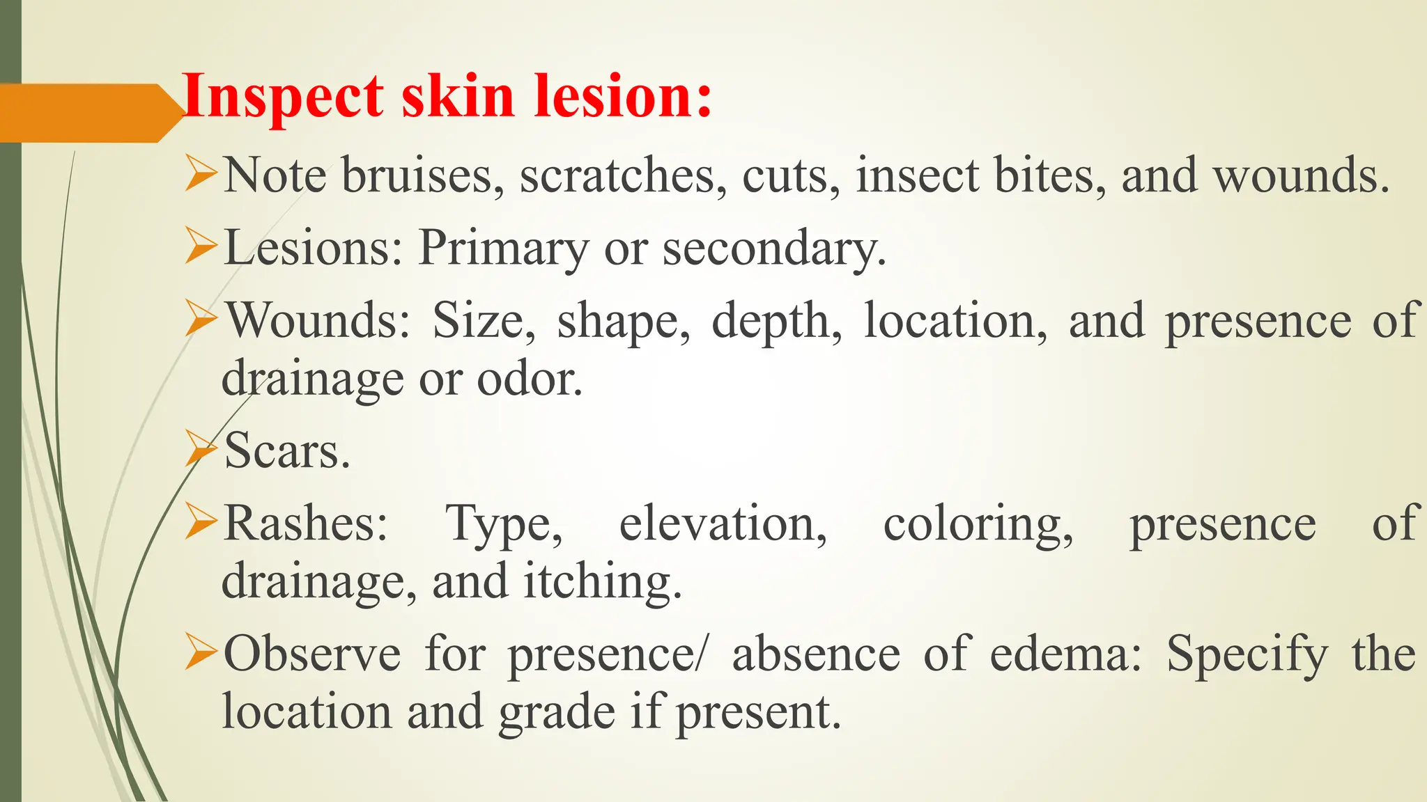 EXAMINATION OF SKIN, HAIR AND NAILS.pptx