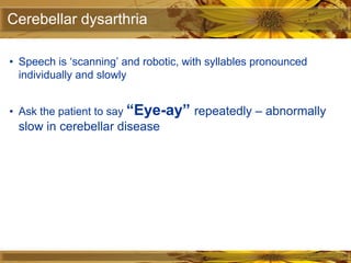 Examination of speech | PPTX