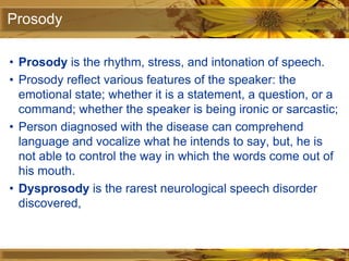 Examination of speech | PPTX