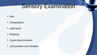Examination of spine | PPTX