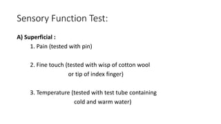 Examination Of Spine and it's patholgies | PPT