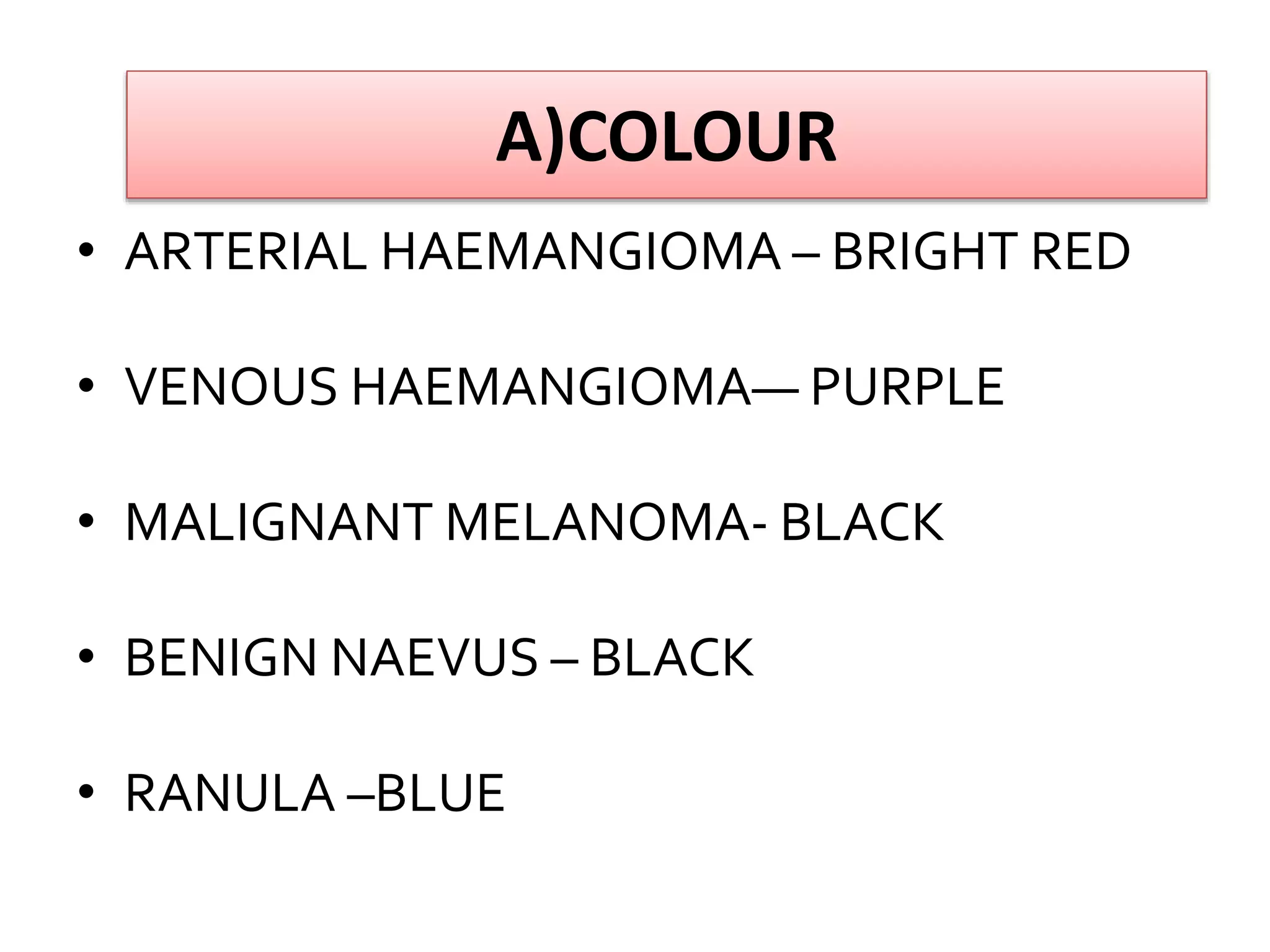 Examination of swelling | PPTX
