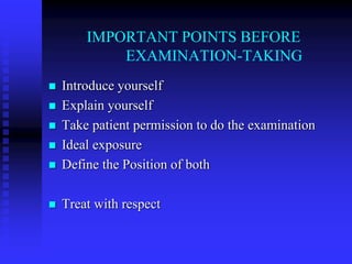 Examination of swelling | PPTX