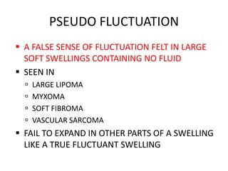 Examination of swelling | PPTX