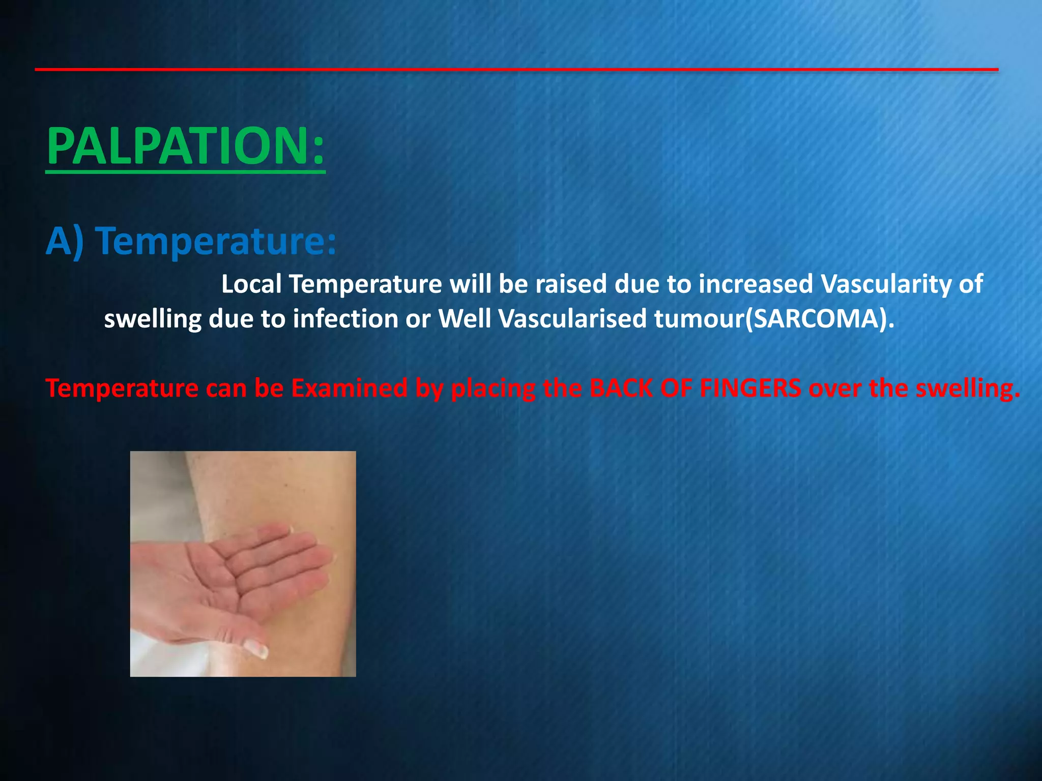 Examination of Swelling | PPTX