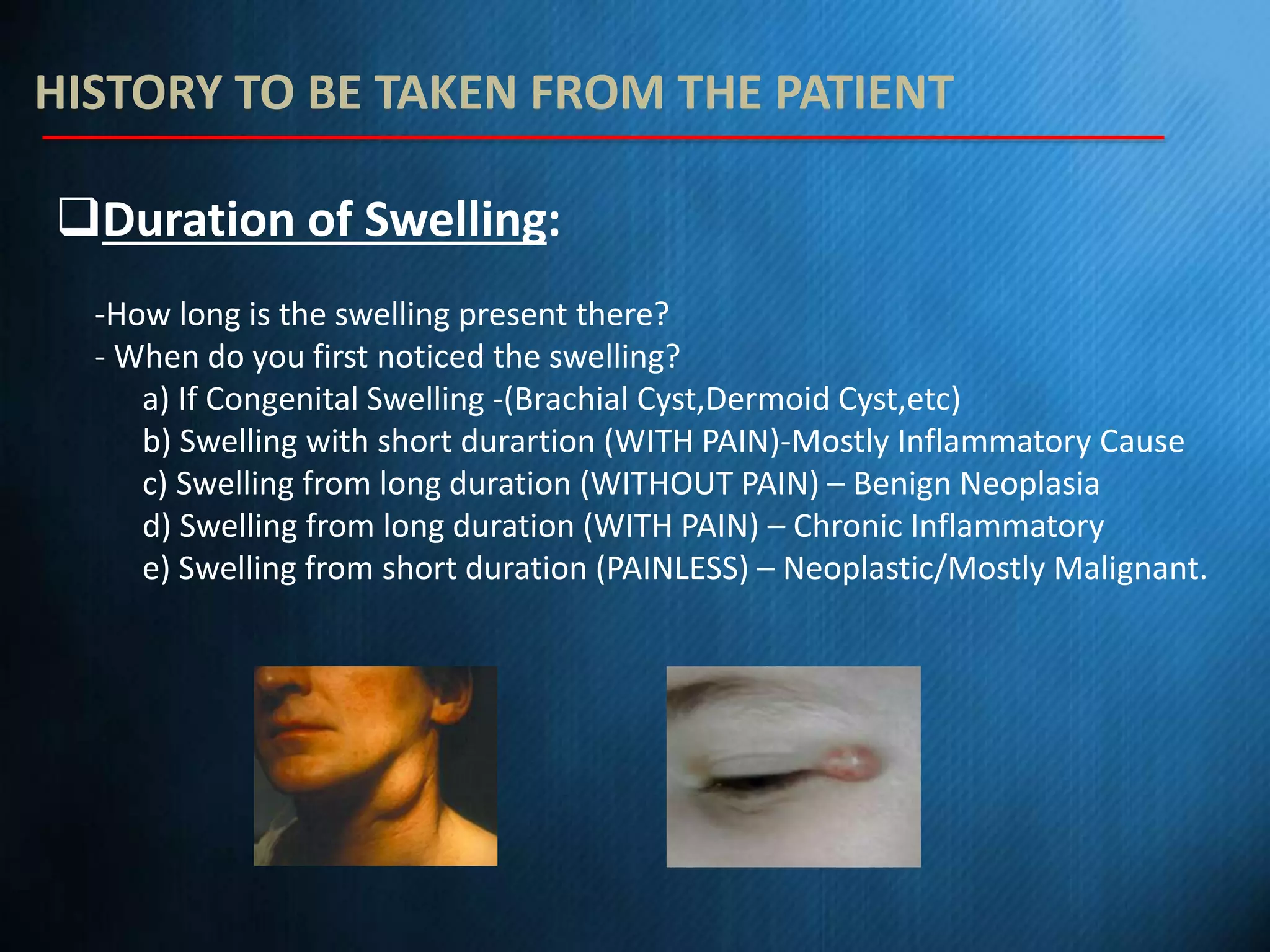 Examination of Swelling | PPTX