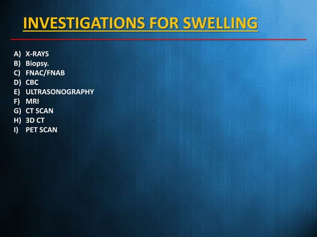 Examination of Swelling | PPTX