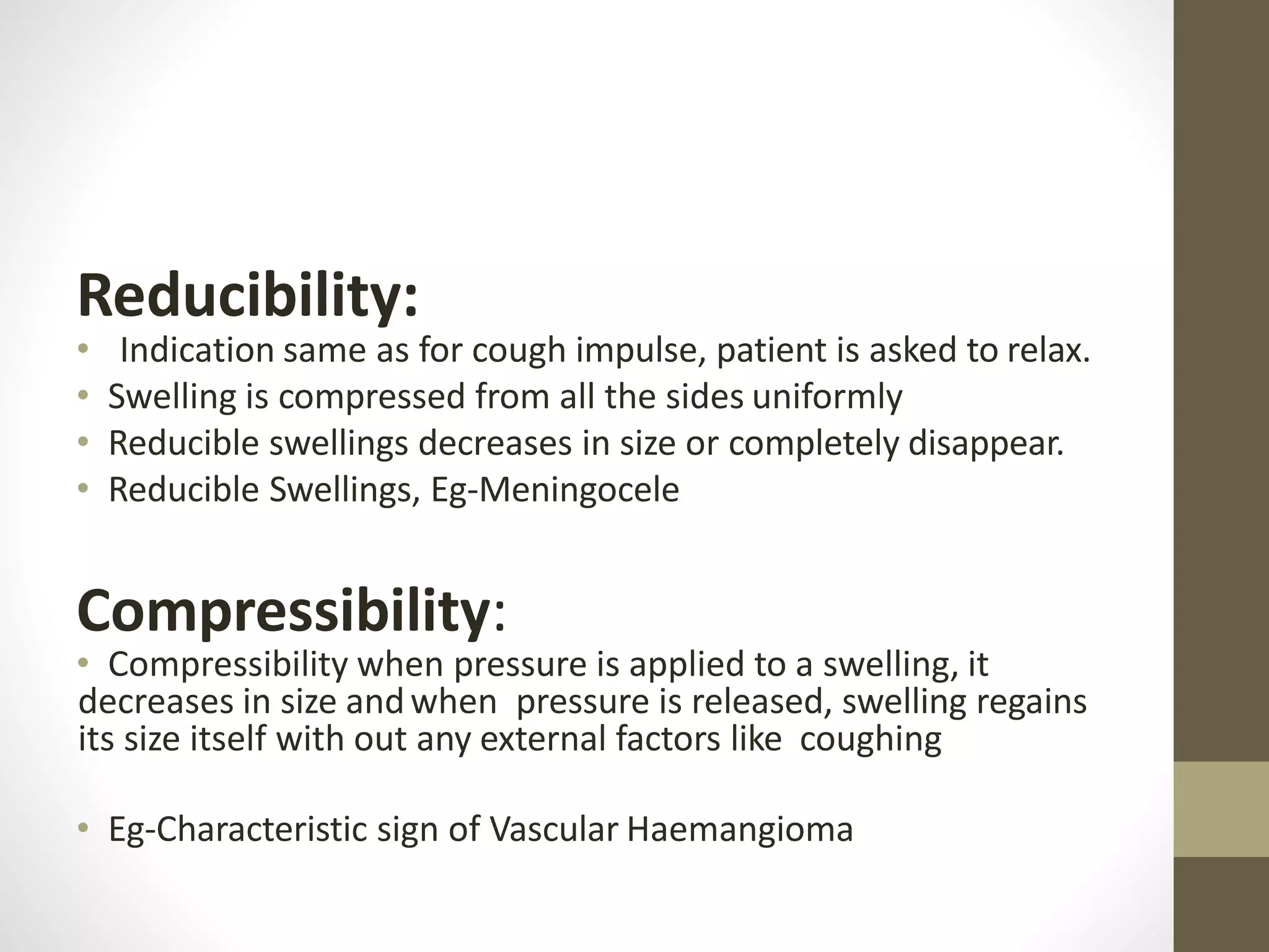 Examination of swelling | PPTX