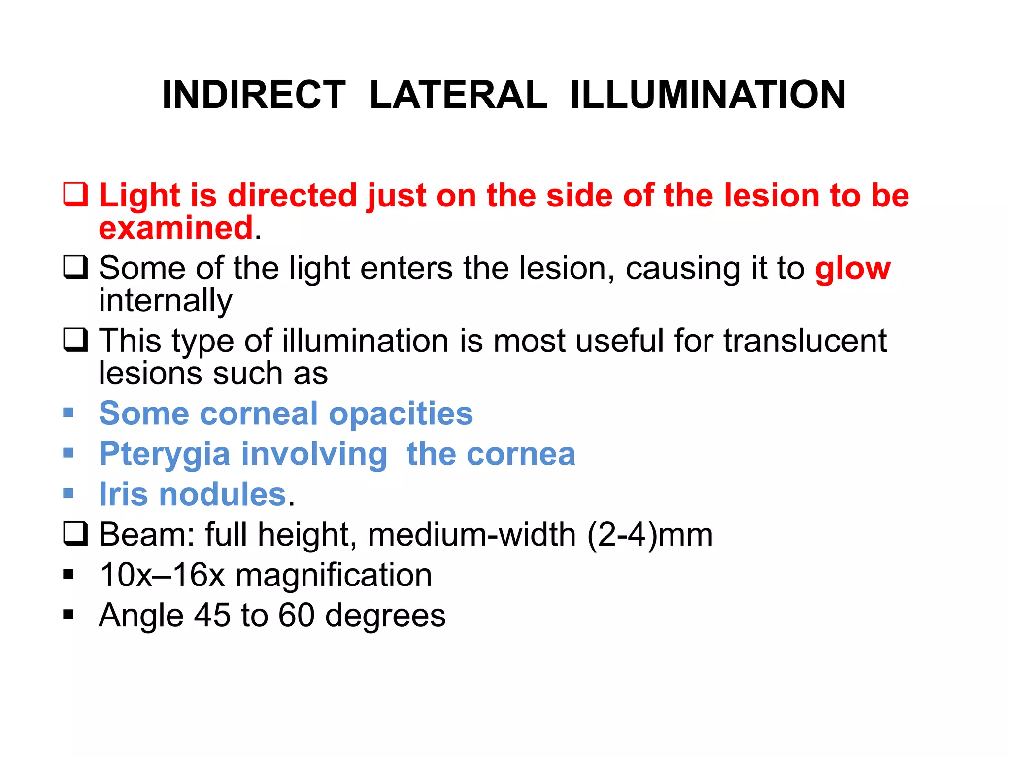 Examination of the cornea by Dr. Iddi Ndyabawe | PPTX