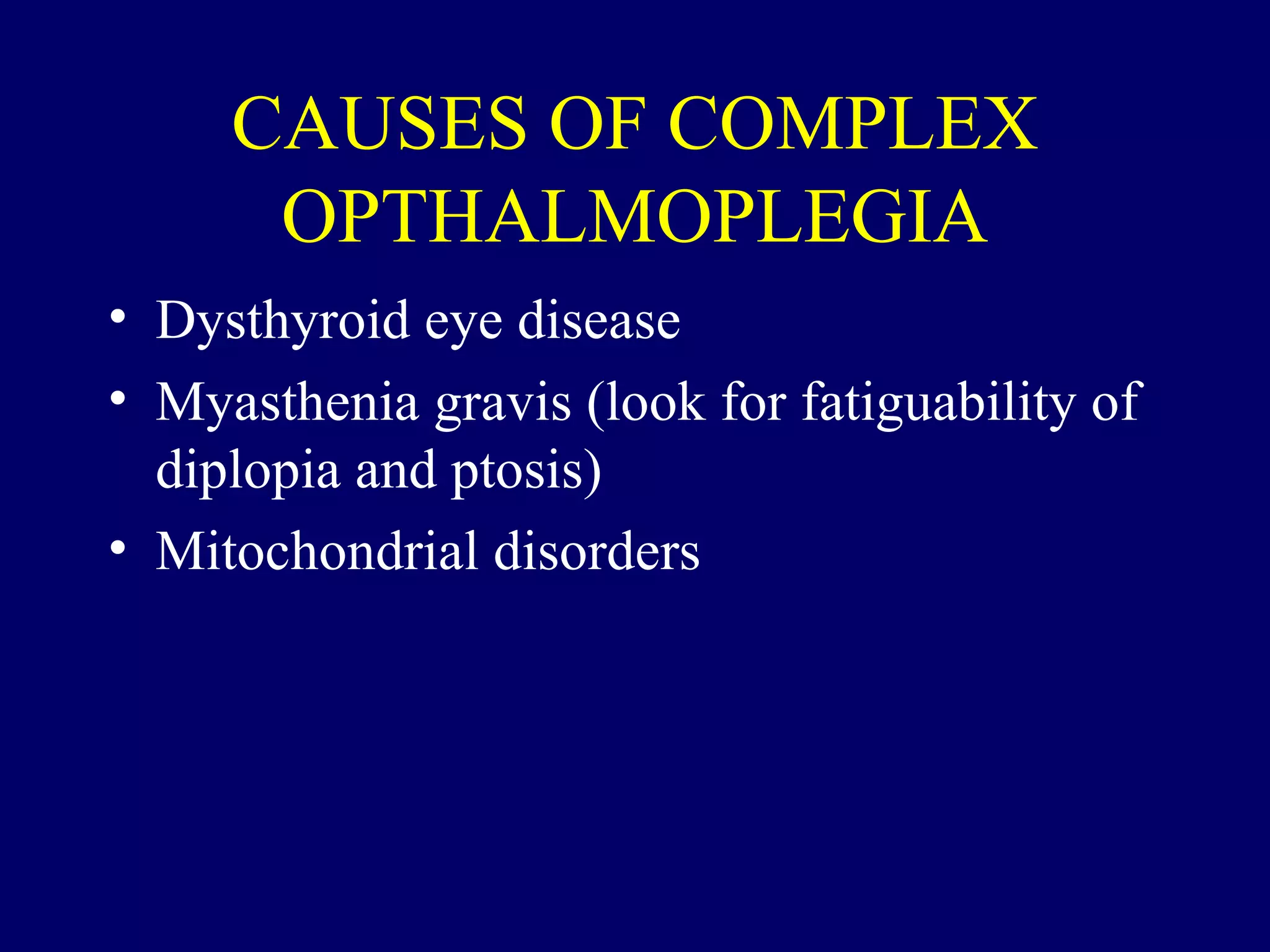 Examinationofthecranialnerves | PPT
