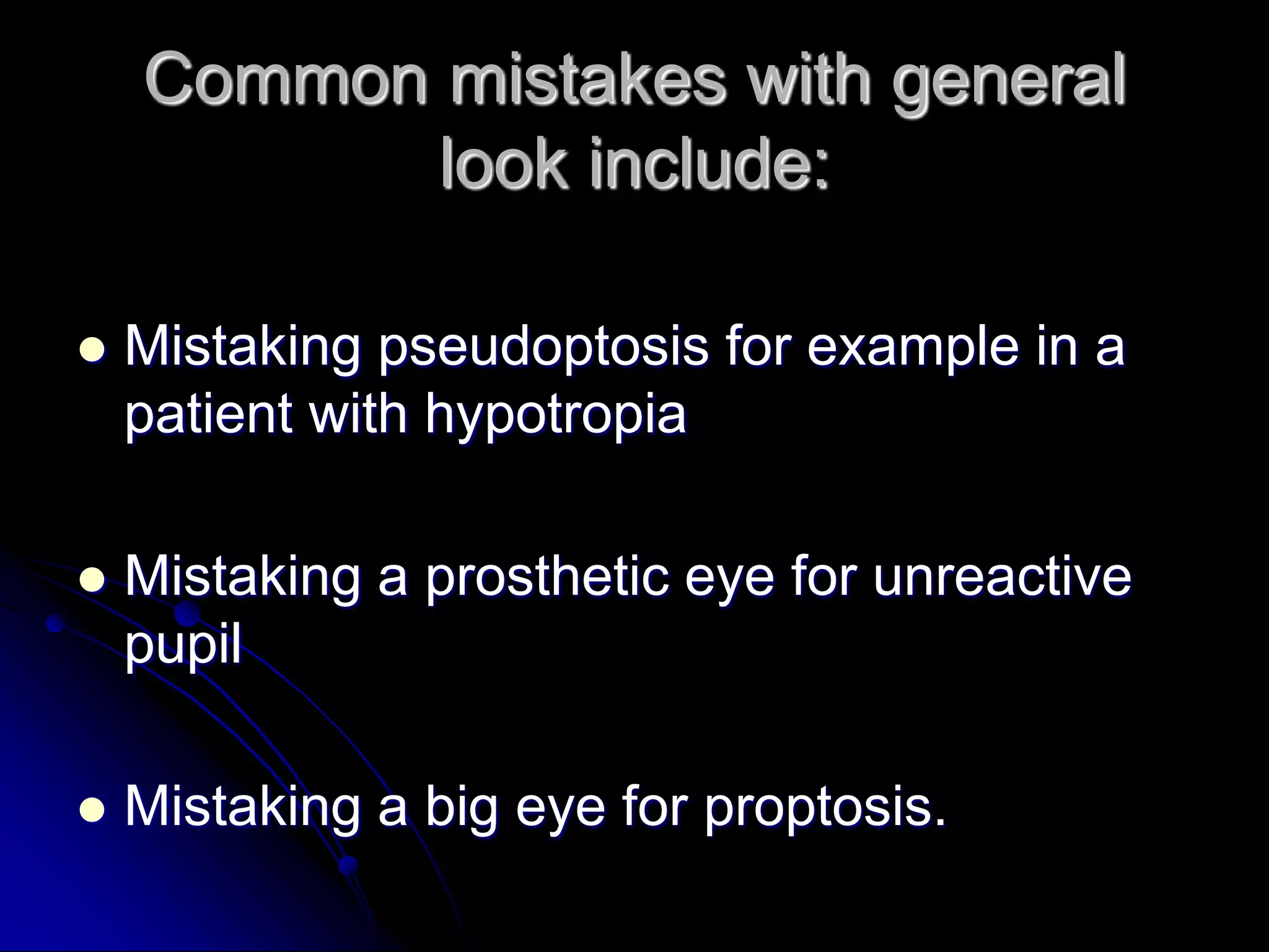 Examination of the eye | PPT