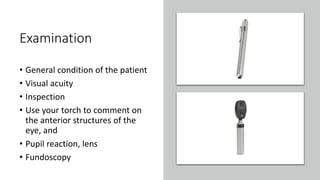 EXAMINATION OF THE EYE.pptx