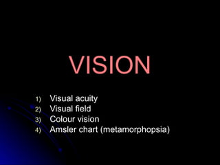 Examination of the eye 2011 - Nick sargent.ppt