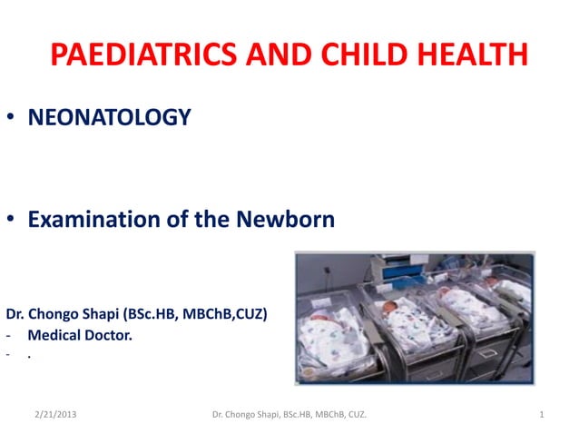 Examination Of The Newborn Pdf Pregnancy Reproductive Health