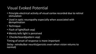 Examination of the optic nerve | PPTX