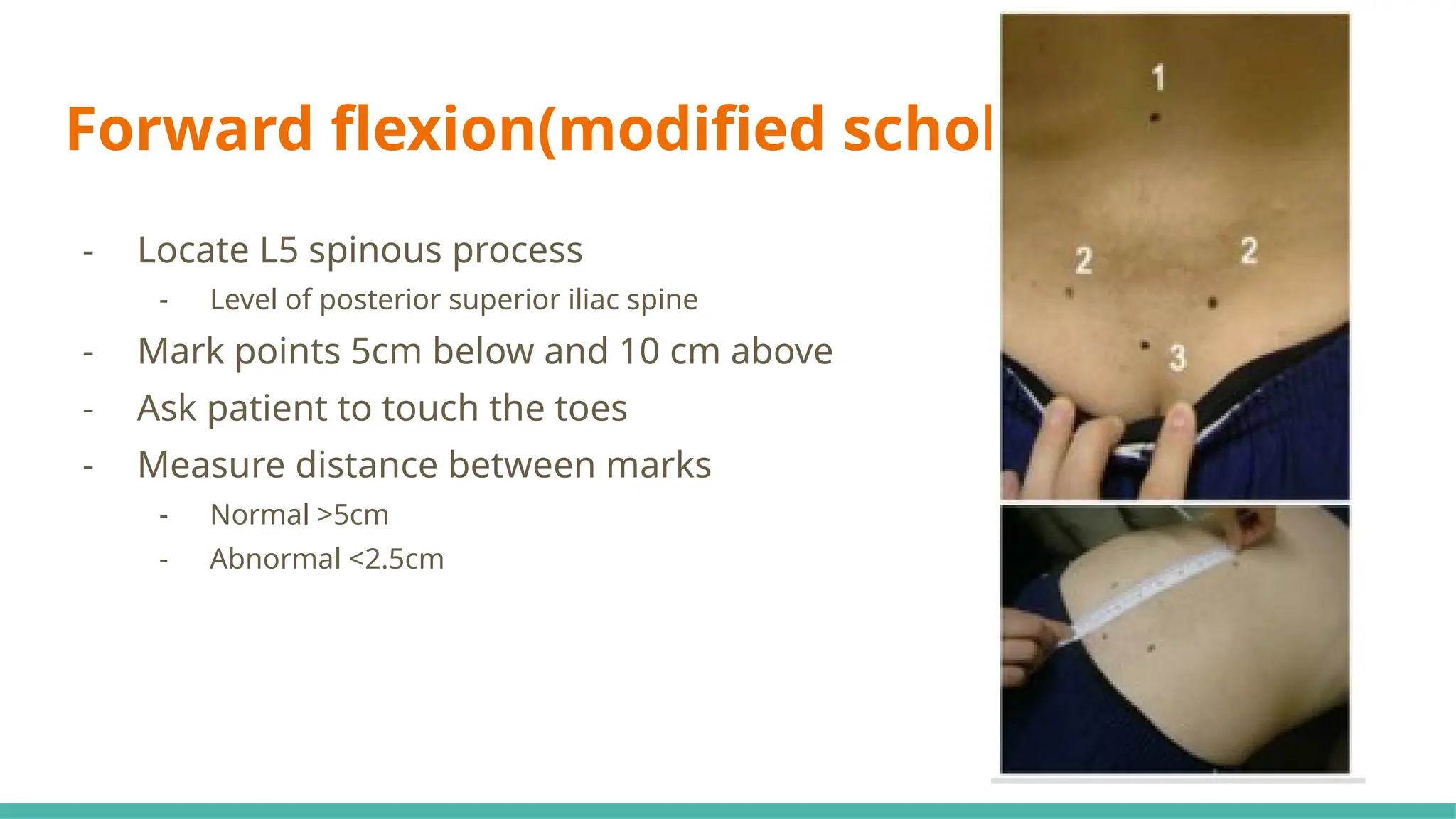 Examination of the Spine, lumps, bumps and ulcer 2.pptx