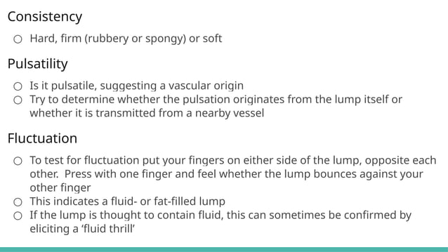Examination of the Spine, lumps, bumps and ulcer 2.pptx