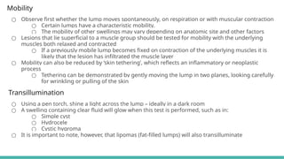 Examination of the Spine, lumps, bumps and ulcer 2.pptx