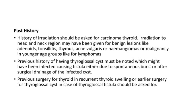 EXAMINATION OF THE THYROID Gland lecture.pptx | Thyroid Disorders ...