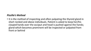EXAMINATION OF THE THYROID Gland lecture.pptx