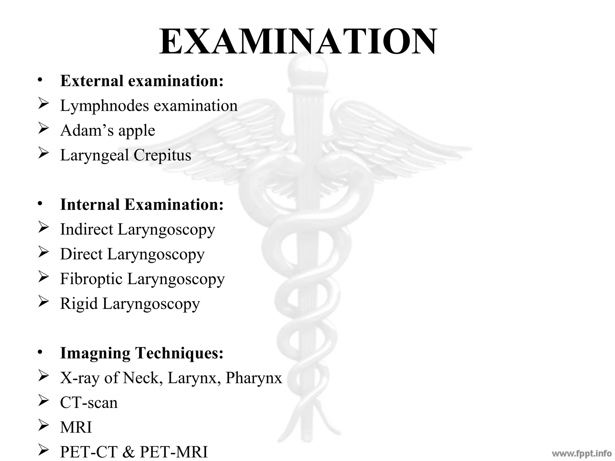 brief anatomy of larynx and its clinical evaluation | PPT