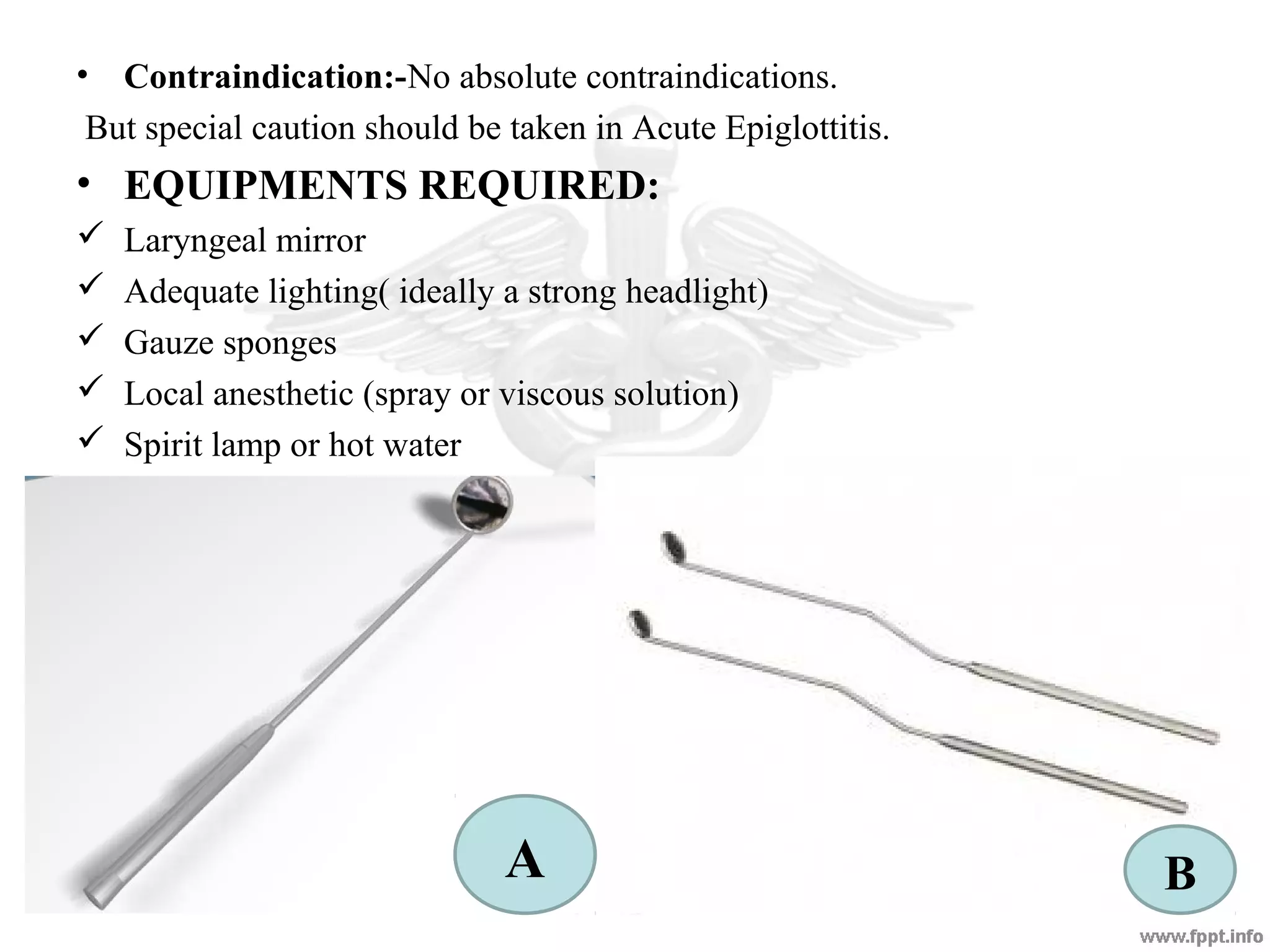 brief anatomy of larynx and its clinical evaluation | PPT