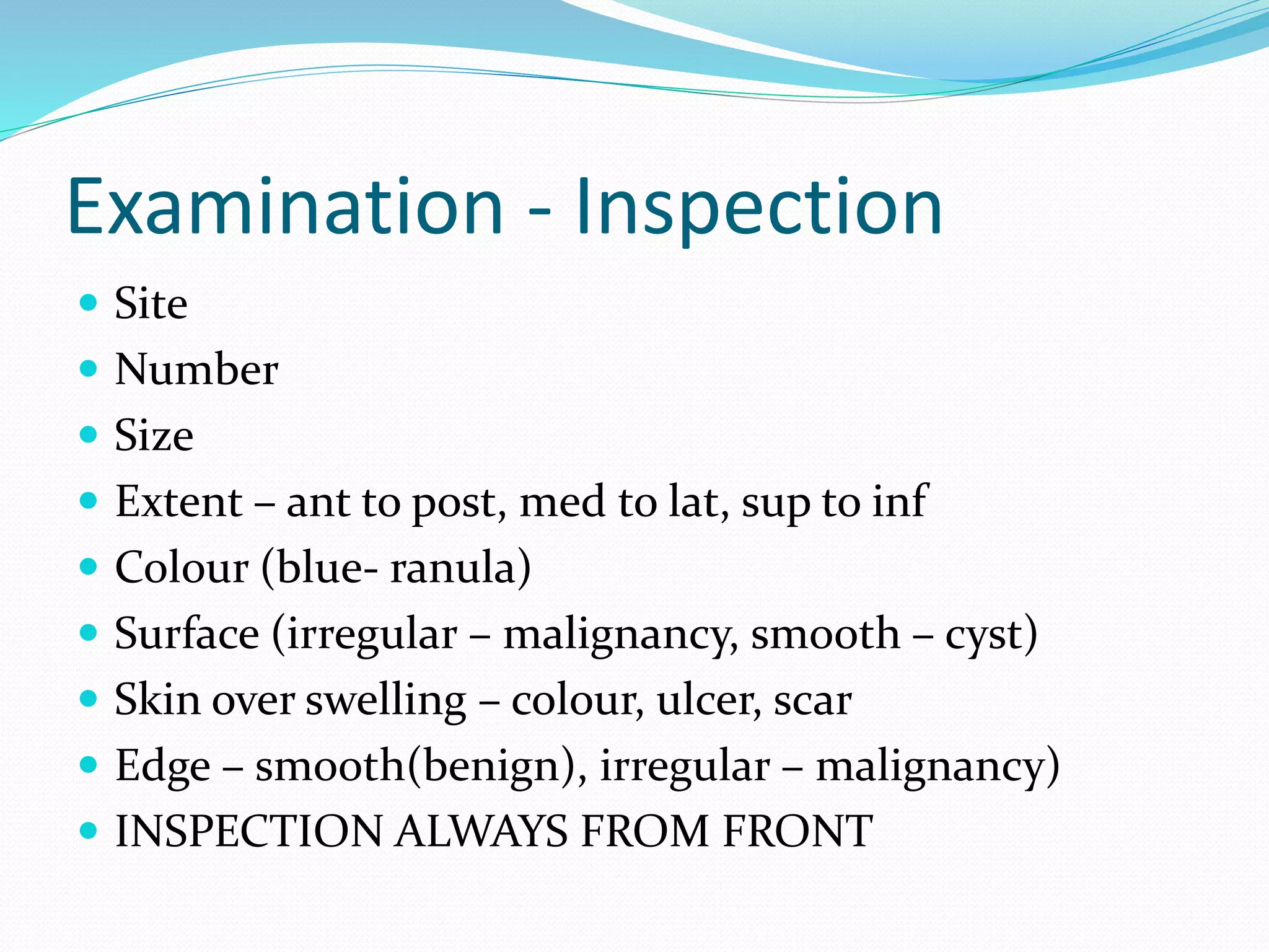 Examination of throat | PPTX