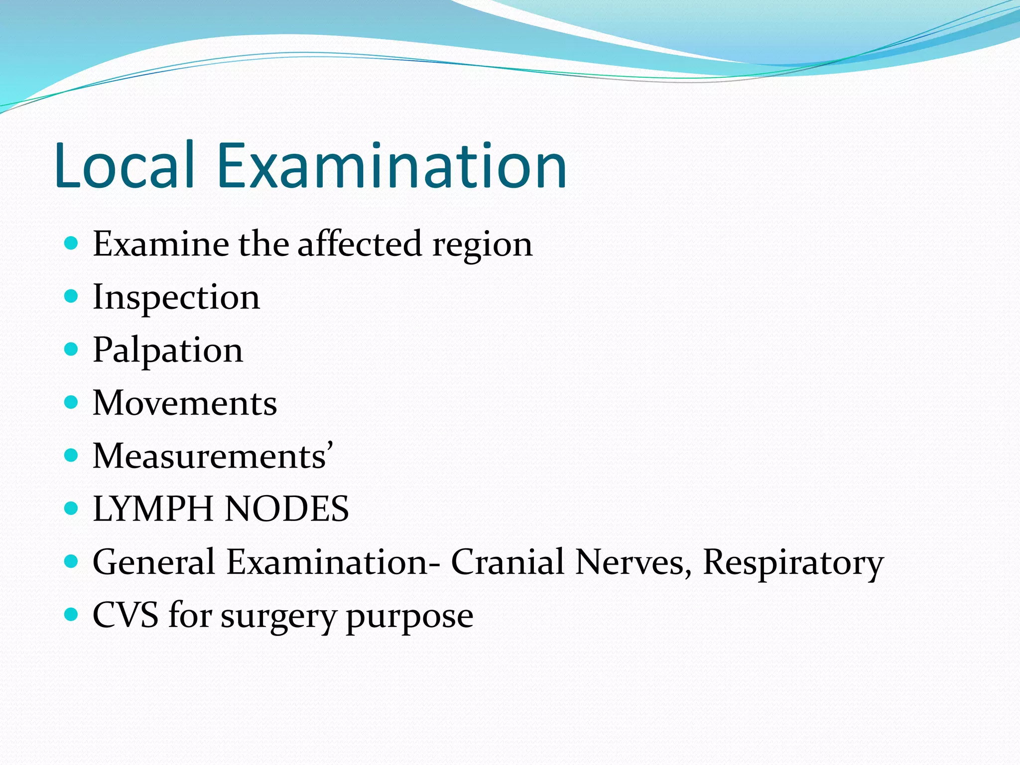 Examination of throat | PPTX