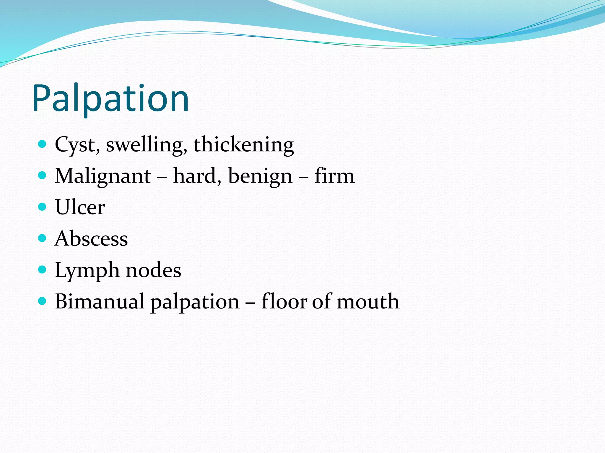 Examination of throat | PPTX