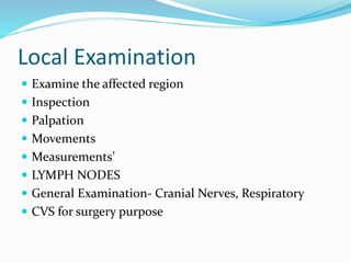 Examination of throat | PPTX