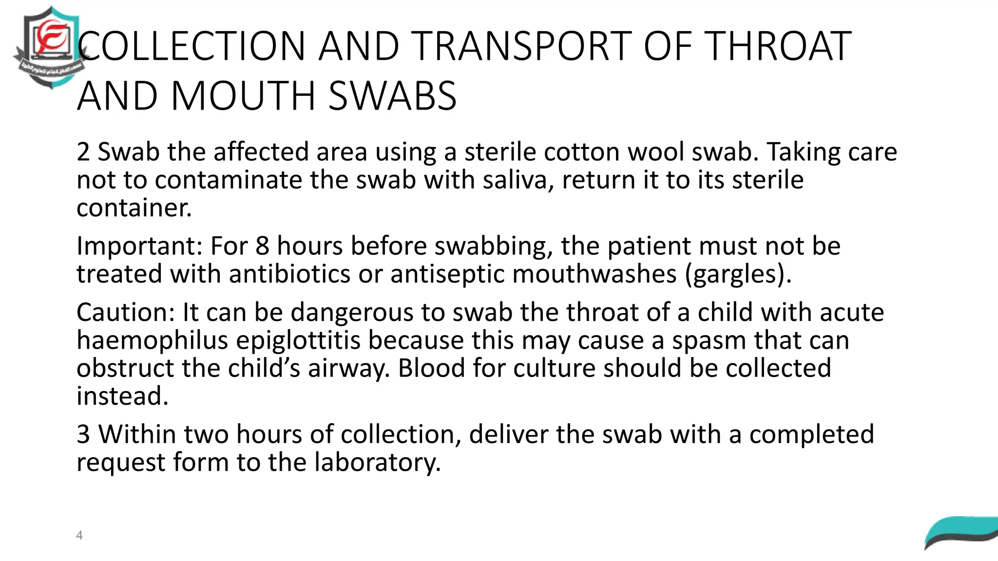 Examination of throat and mouth specimens.pptx