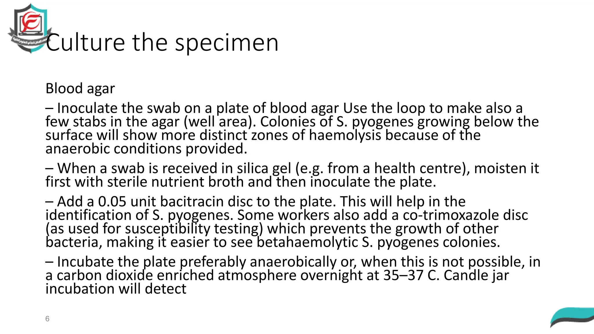 Examination of throat and mouth specimens.pptx
