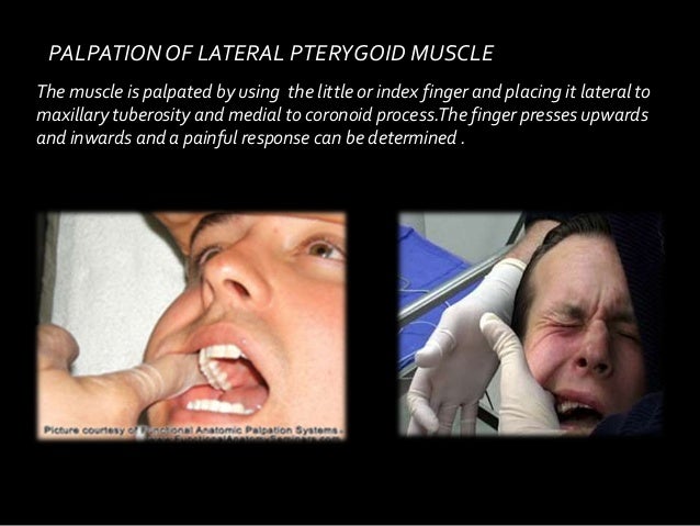 Examination of tmj &muscles of mastication (2)