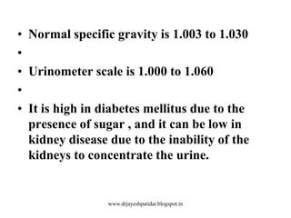 Examination of urine | PPSX