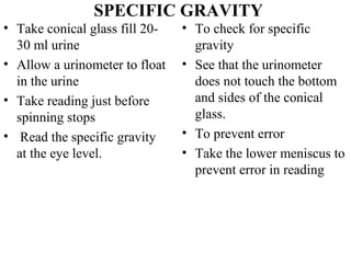 Examination of urine | PPT