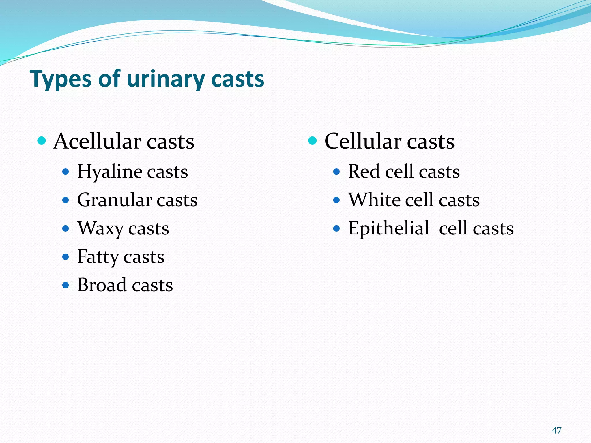 Examination of urine | PPTX