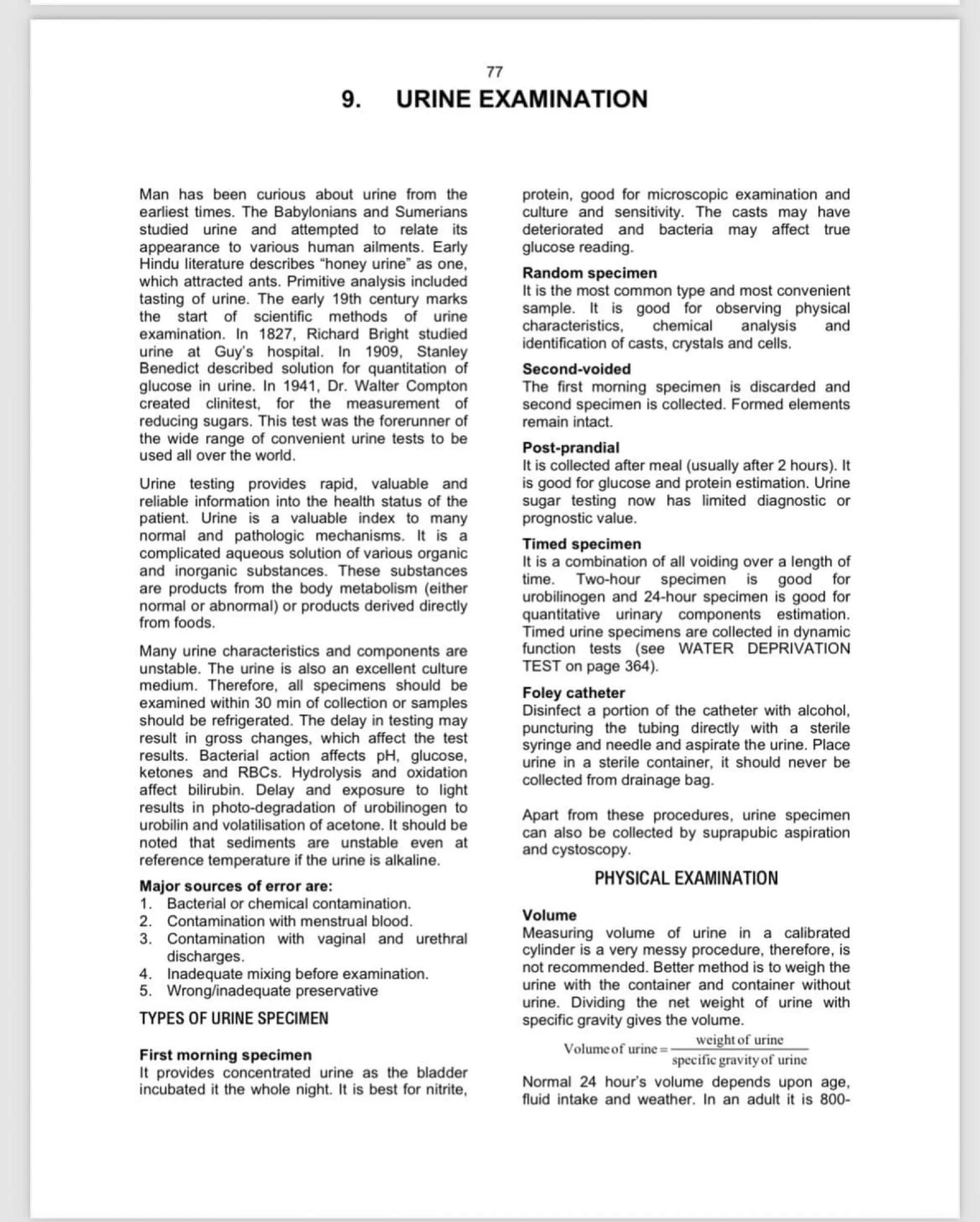 Examination of Urine (From Manual of Laboratory Medicine Book) .pdf