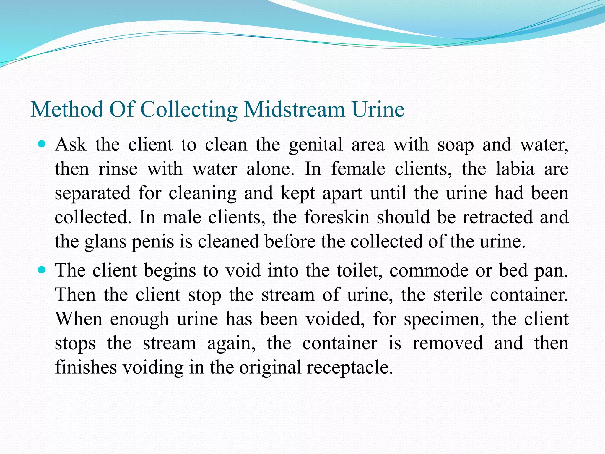 Urinalysis and test related to urine in fundamental of nursing ppt | PPTX