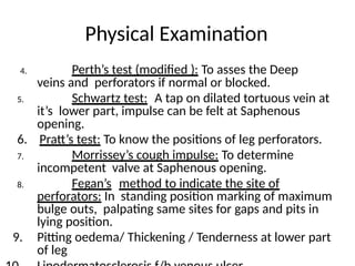 Examination Of Varicose Veins and DVT.pptx