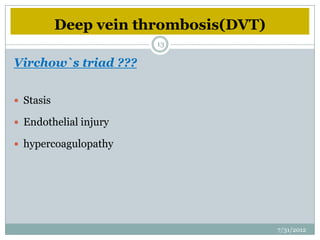 Examination of vascular disorder by Dr Min | PPTX