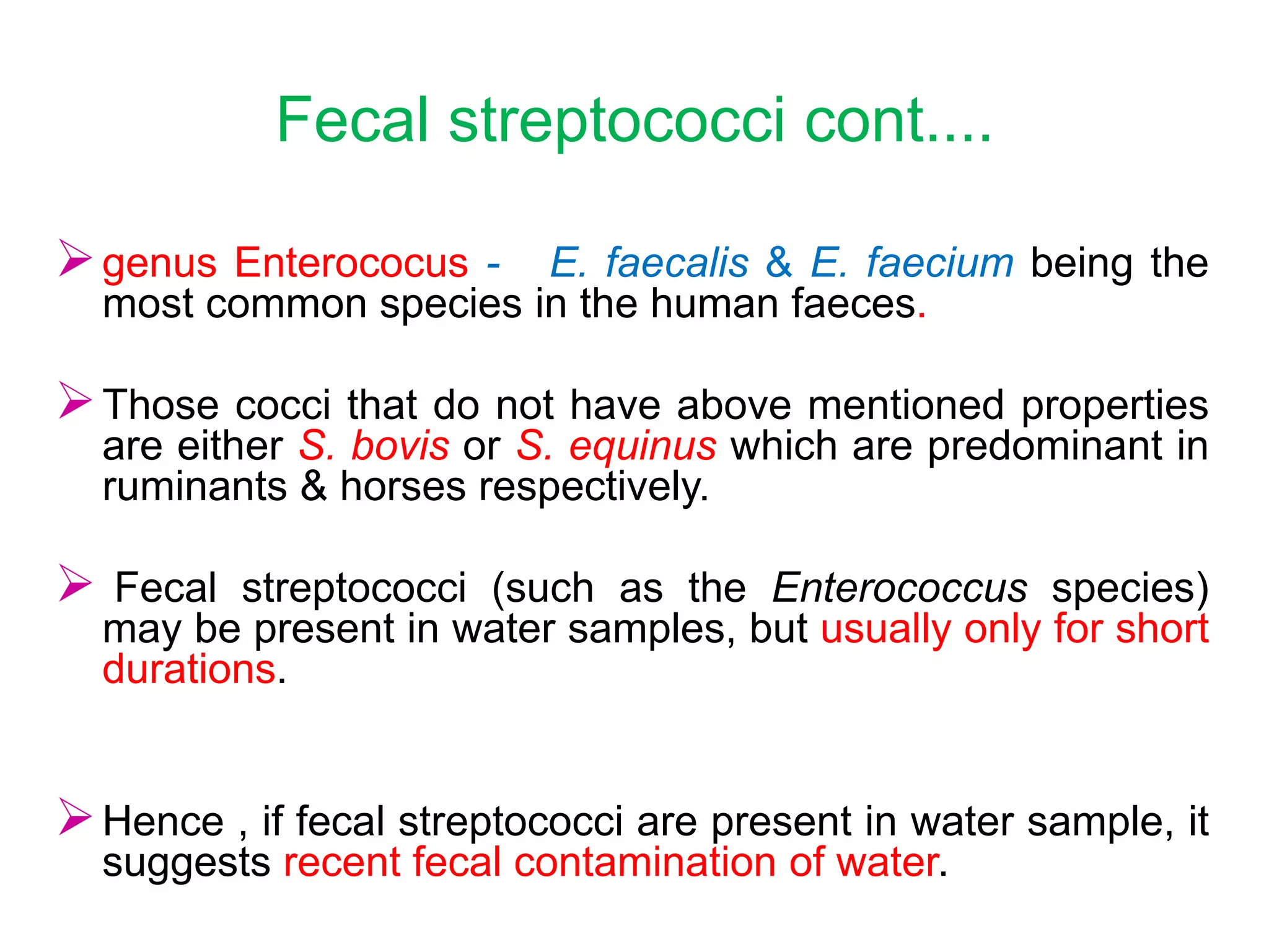 Examination of water | PPTX