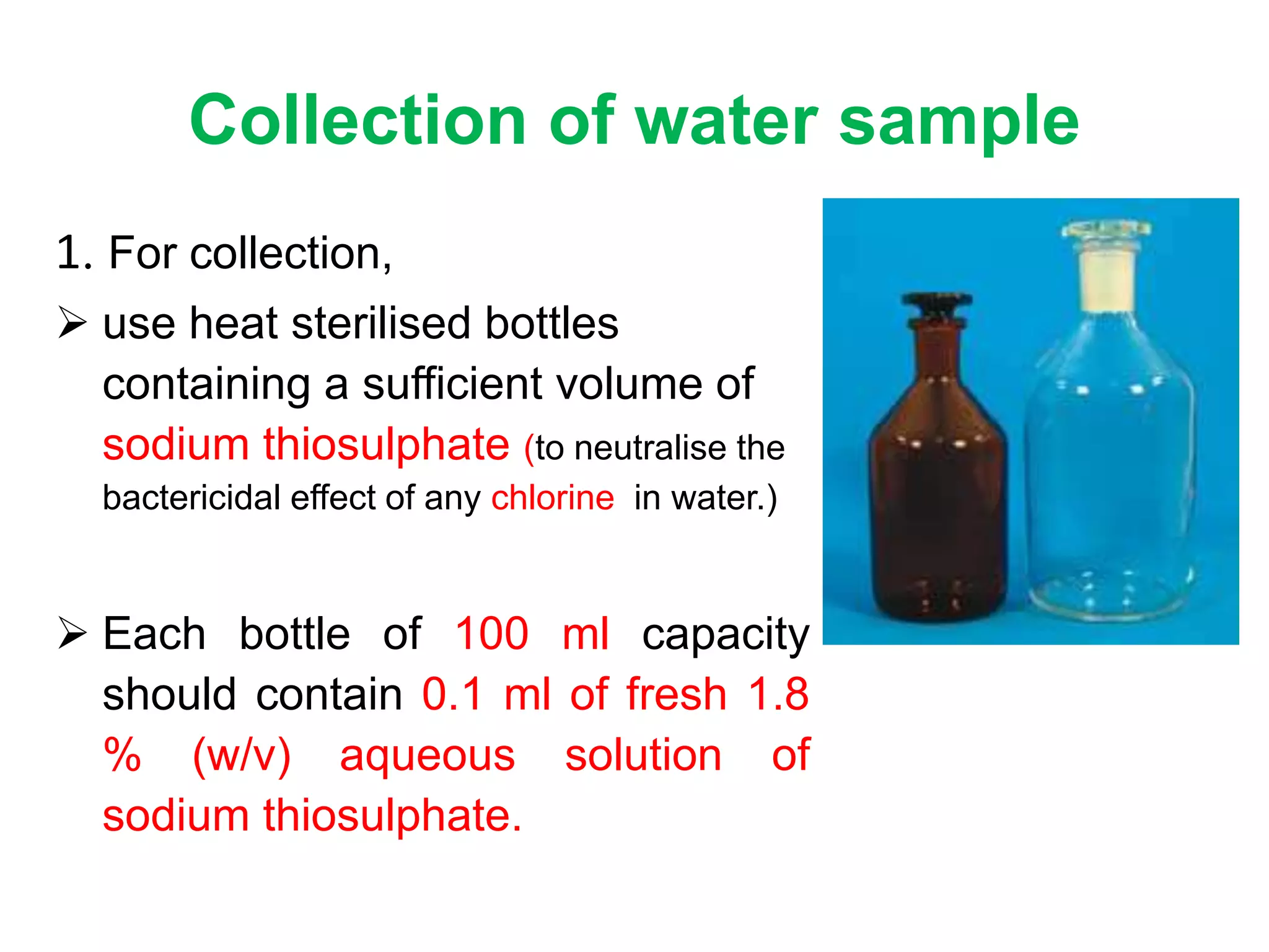 Examination of water | PPTX