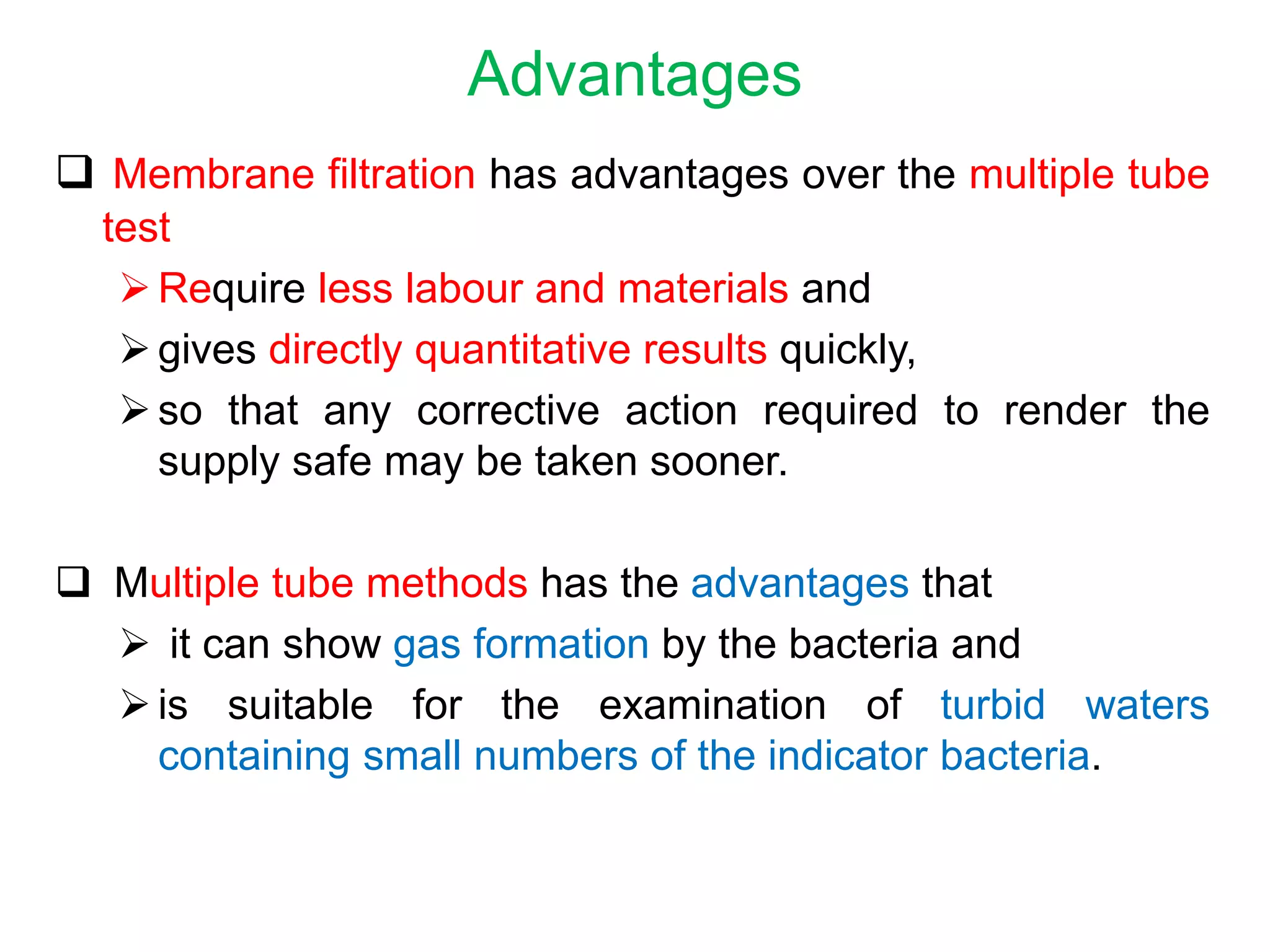 Examination of water | PPTX