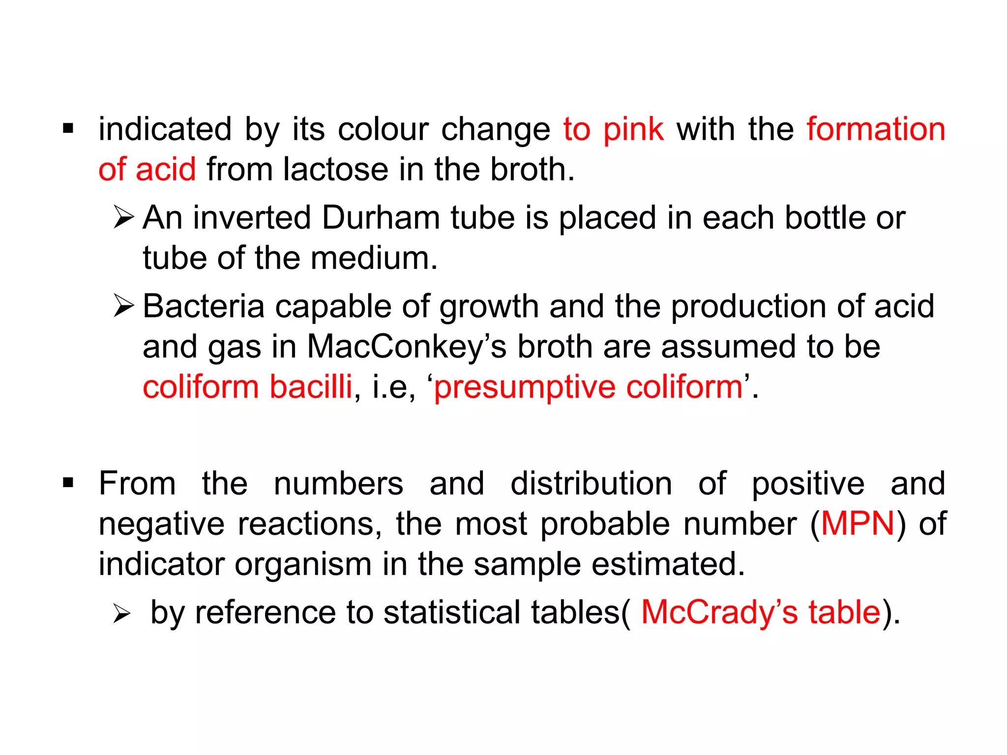 Examination of water | PPTX